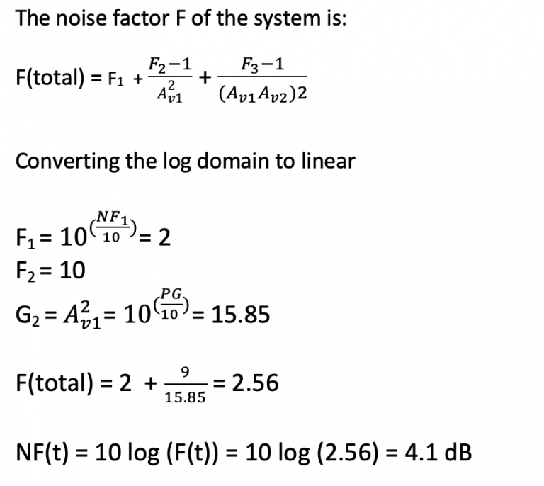 How to calculate Noise Figure and Noise Floor (Example Questions – Part ...