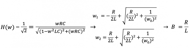 Transfer Function, Bandwidth and Quality Factor in RLC circuits - Rahsoft Transfer Function, Bandwidth and Quality Factor in RLC circuits - Rahsoft