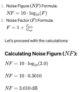 Noise Figure and Noise Factor in LNA design - Rahsoft