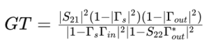 Available and Transducer Power Gain in Two-Port Networks: Derivation ...