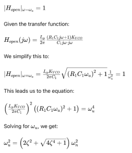 Understanding Open Loop Bandwidth and Phase Margin in PLL Systems - Rahsoft